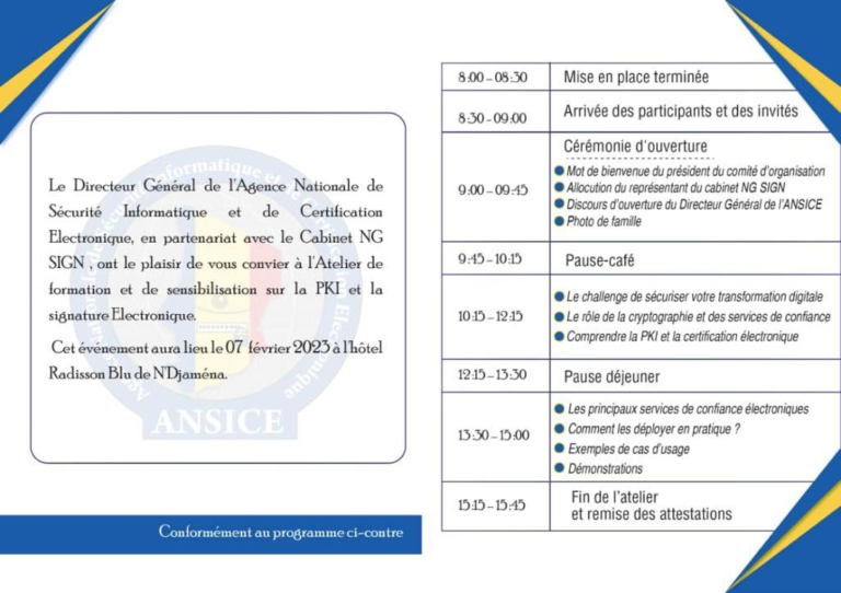 ANSICE - TCHAD : Atelier de formation et sensibilisation sur la PKI et ...